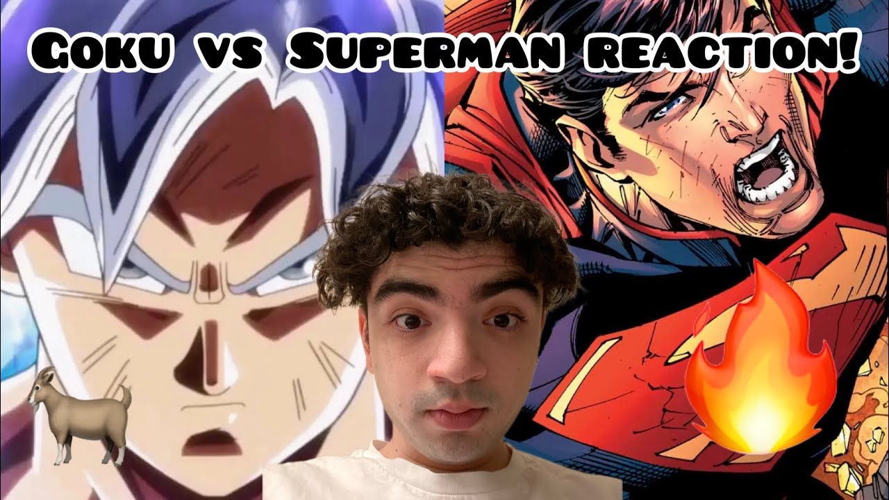 GOKU SOLOS! GOKU VS SUPERMAN REACTION! - YouTube