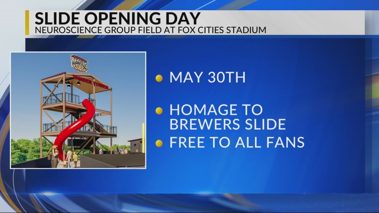 Wisconsin Timber Rattlers opening new Capital Credit Union slide to the ...