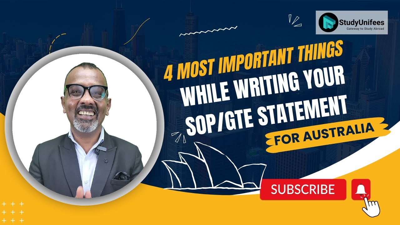 4 Most important things while writing your SOP & GTE statement for ...