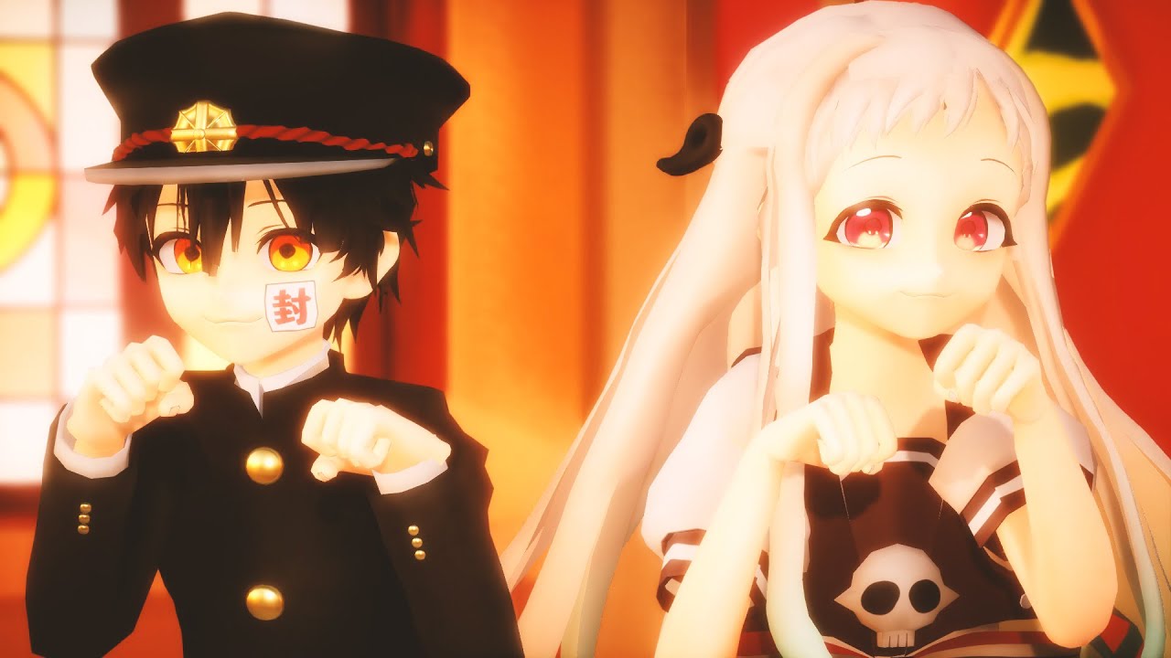 [MMD||Jibaku Shounen Hanako-Kun] 初音的學貓叫!!/Learn To Meow!! - Yashiro ...