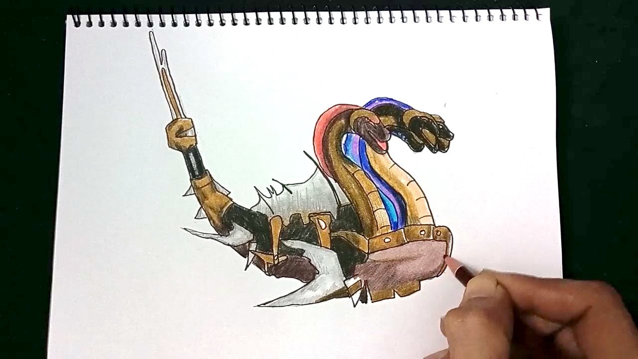 How to draw Scylla Fisch Roblox - YouTube