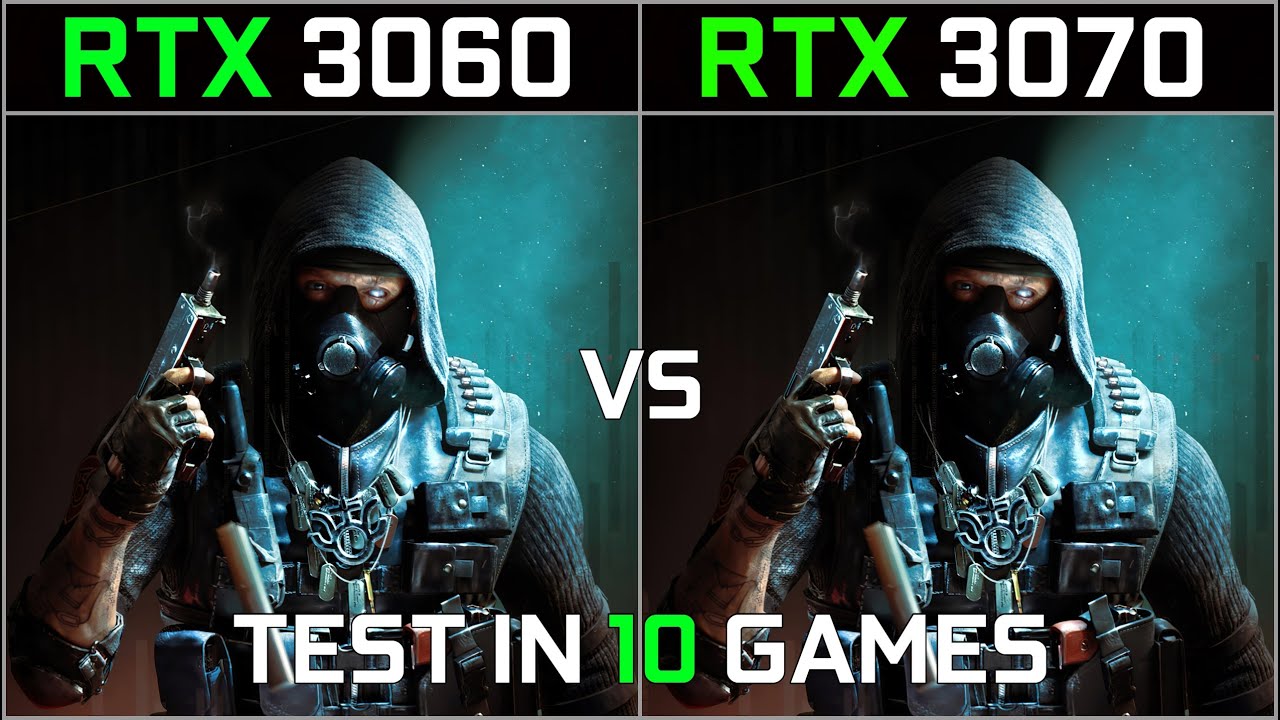 RTX 3060 vs RTX 3070 | Test in 10 Games | 1080p - 1440p - YouTube