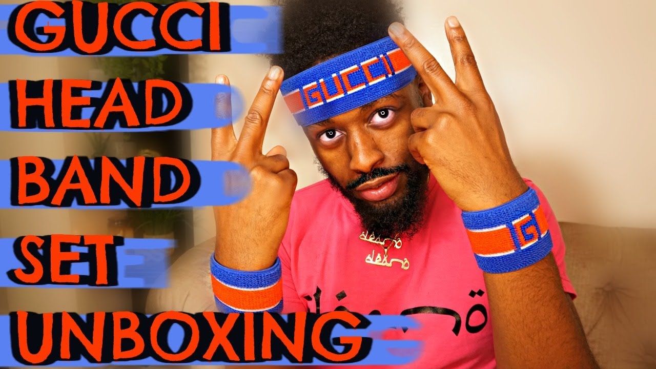 Soulja Boy Gucci Headband Set Unboxing & Review - YouTube