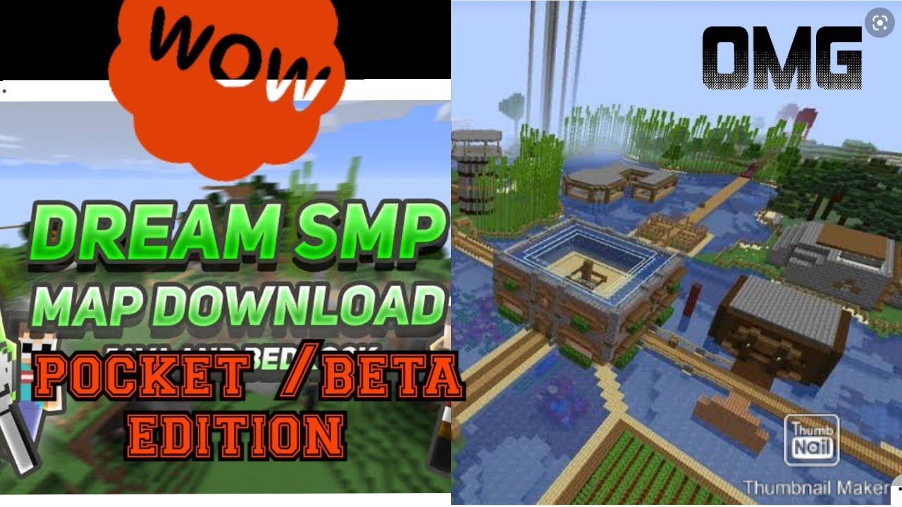 HOW TO GO IN THE DREAM SMP IN POCKET/BETA VERSION 100%WORKING | DREAM ...