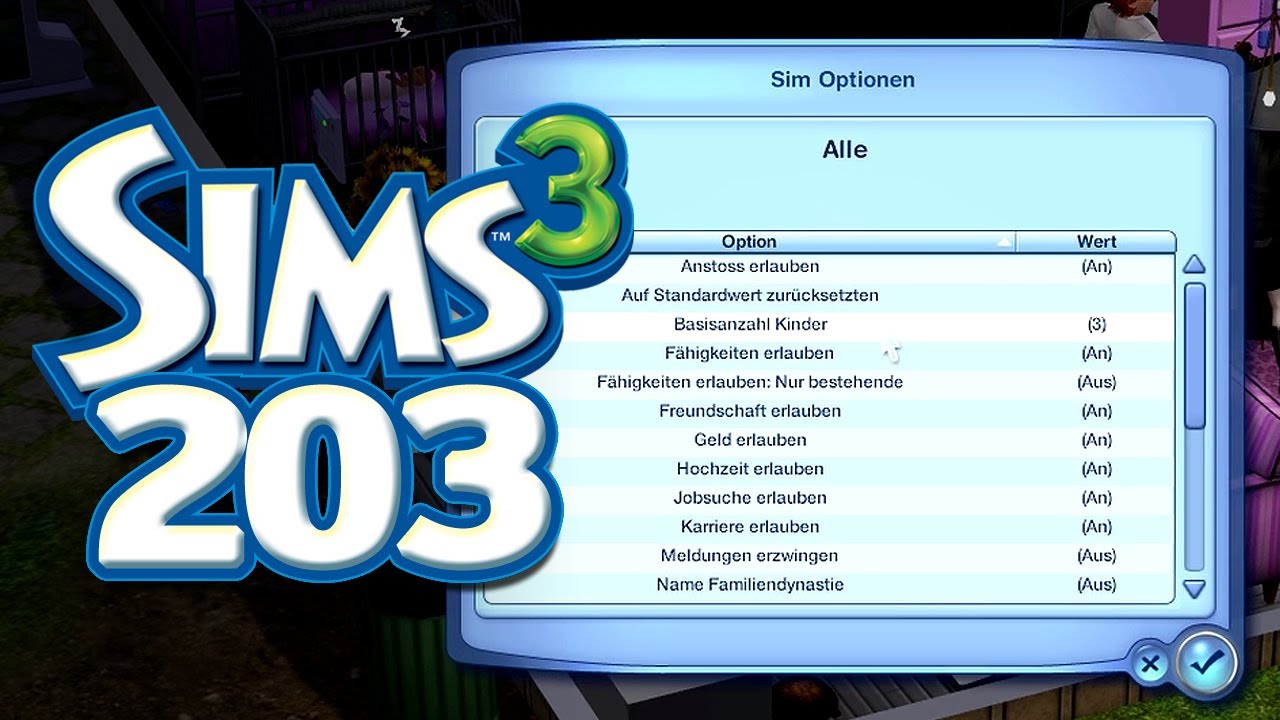 Let's Play Die Sims 3 #203 [Deutsch] [HD] - Optionen, die sich lohnen ...