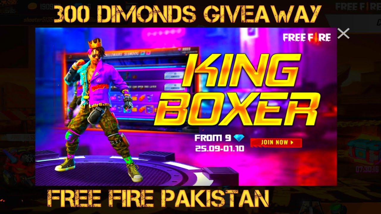 King Boxer Free Fire New Event Today| Free Fire Pakistan 🇵🇰 Server New ...