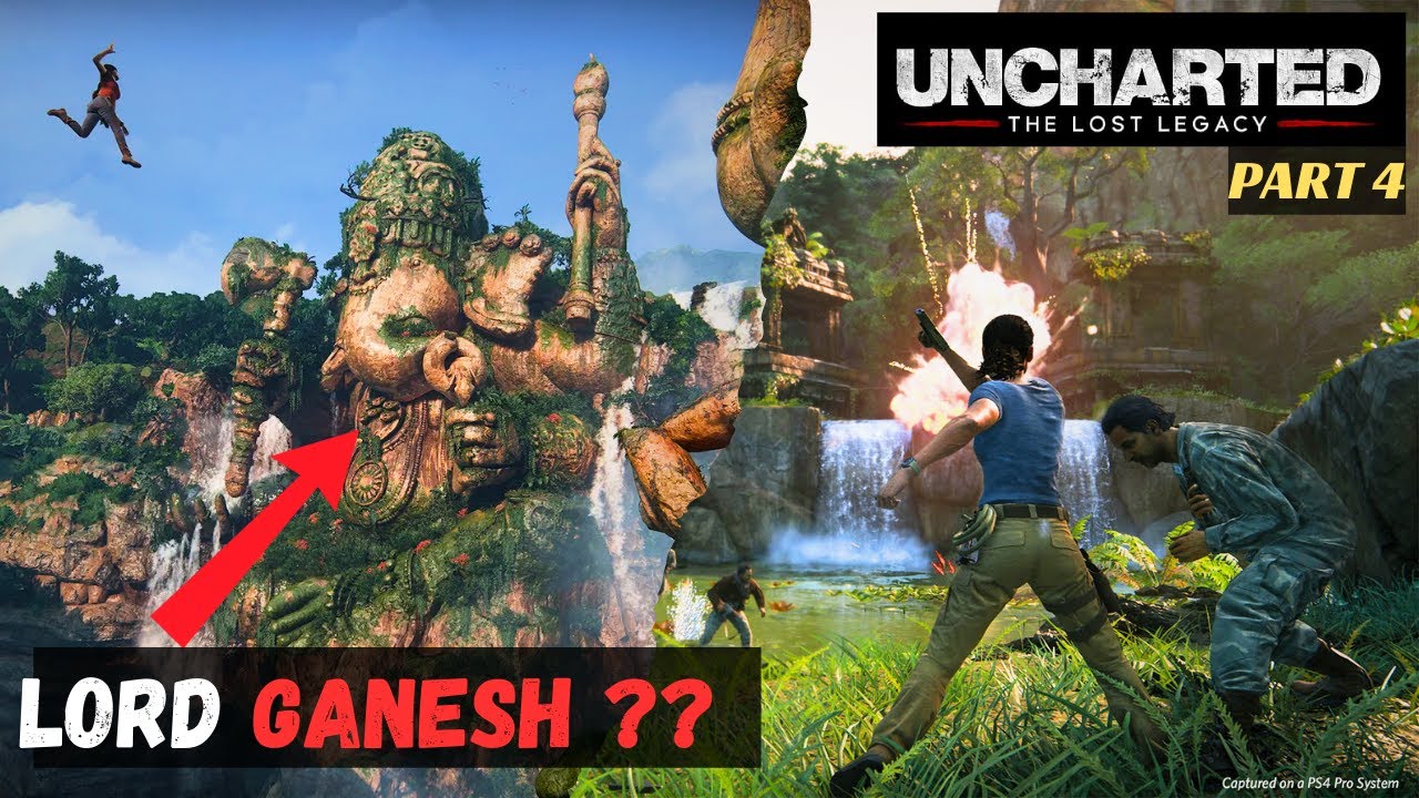 I Have To Climb This Amazing Lord Ganesh Statue | Uncharted: The Lost ...