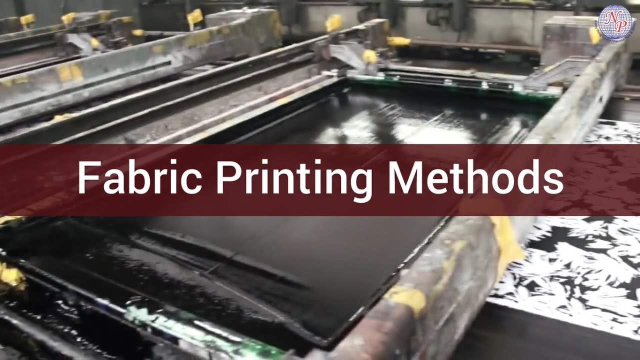 This is how Fabric is Printed | Fabric Printing Methods - YouTube