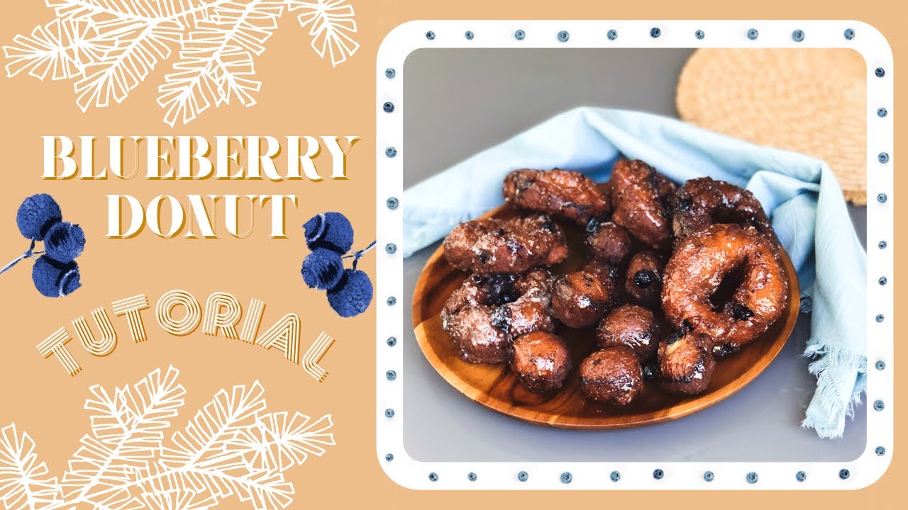 How to make Blueberry Donuts without Yeast or an Oven | Like M&M's ...