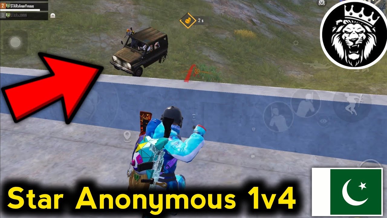 Star Anonymous 1v4 in Squad House ♥️ / Pubg Mobile - YouTube