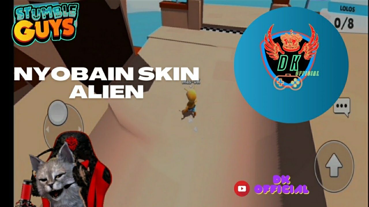 Stumble Guys | Nyobain Skin Alien Auto Peringkat 1 - YouTube
