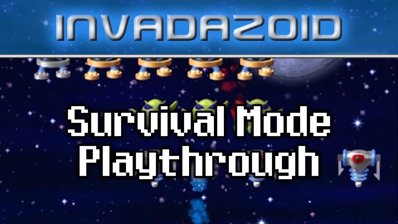 Invadazoid - Survival Mode Playthrough - YouTube