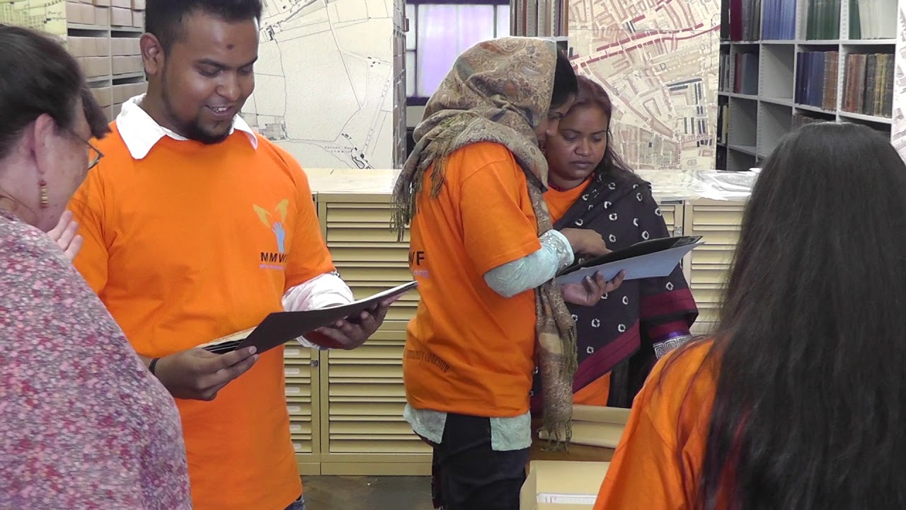 MMWF-Volunteers visited Tower Hamlets Local History Library & Archives ...