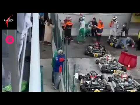 Karting Driver Luca Corberi Got Mad At A Race - YouTube