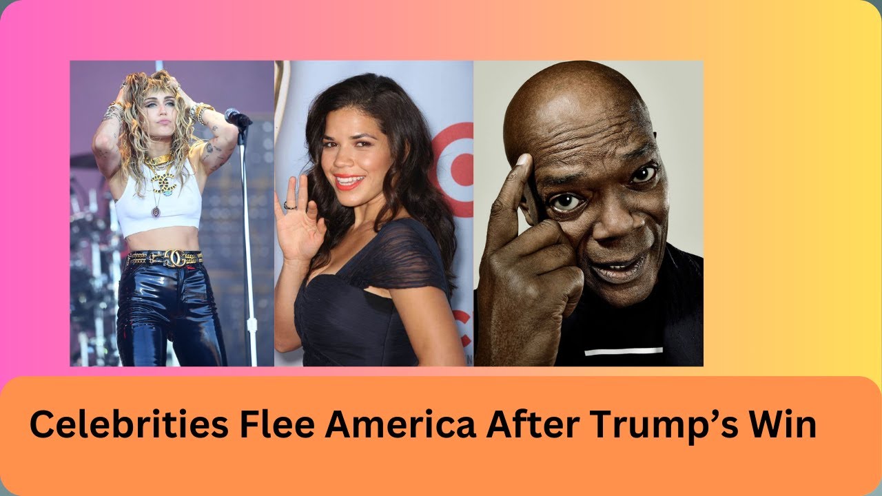 Celebrities Flee America After Trump’s Win - YouTube