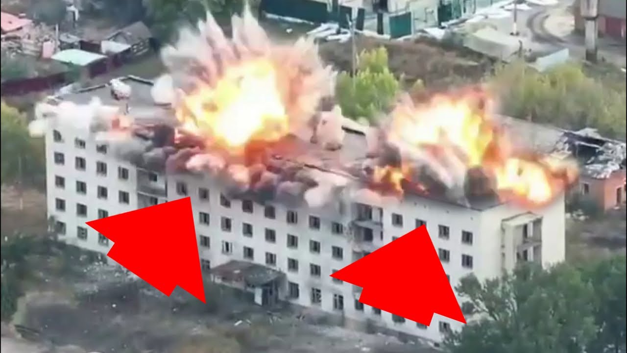 Two Precision Bombs Hit Russian Building - YouTube