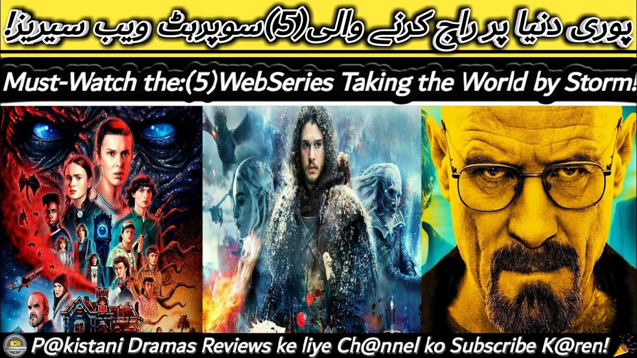 Best Web Series of All Time | Top 5 Picks! You Must Watch Right Now ...