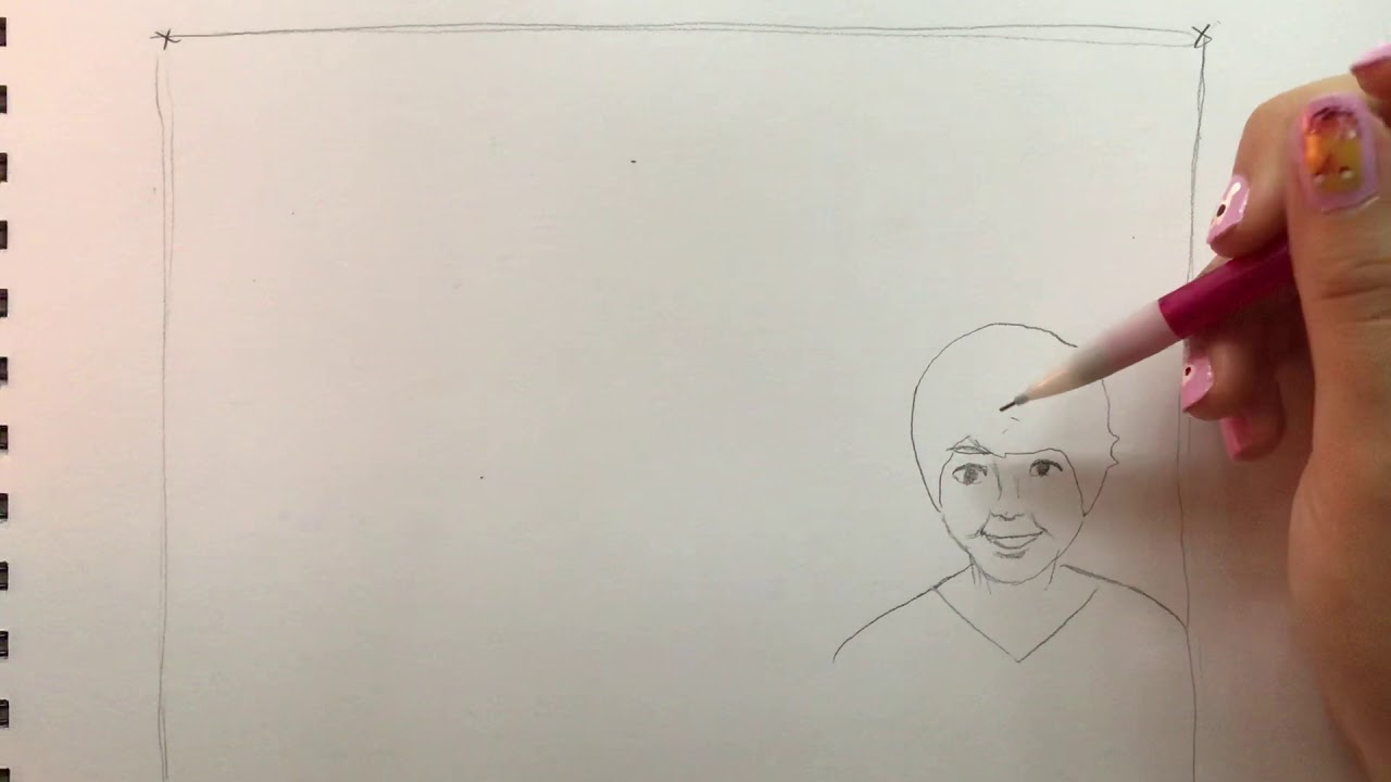 Caricature Step 2- Guidelines - YouTube