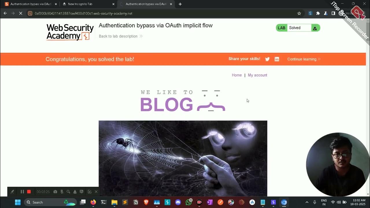 Exploiting OAuth : Implicit Flow Bypass & Attacker Login CSRF - YouTube