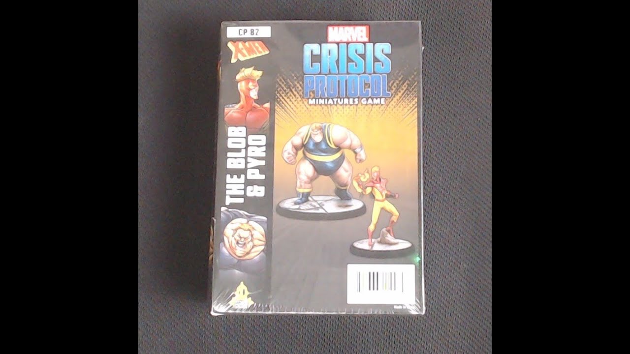 Marvel Crisis Protocol - The Blob & Pyro Unboxing - YouTube