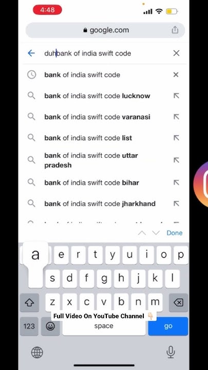 How To Find Swift Code Of Your Bank 🏦 Account ? || Apne bank ka swift code kaise pata kare ...