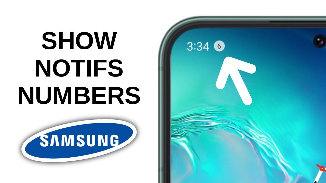 How to Show Numbers of Notifications on Samsung Phone - YouTube