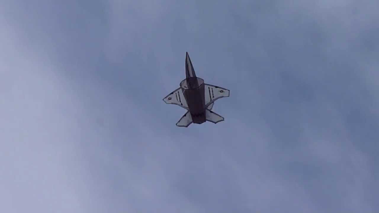 Tactical Fighter Aircraft Kite by New Tech Kites - YouTube