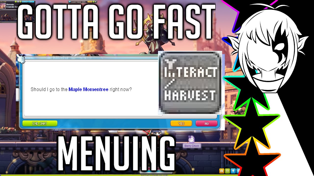 How to Menu Quickly in MapleStory - YouTube