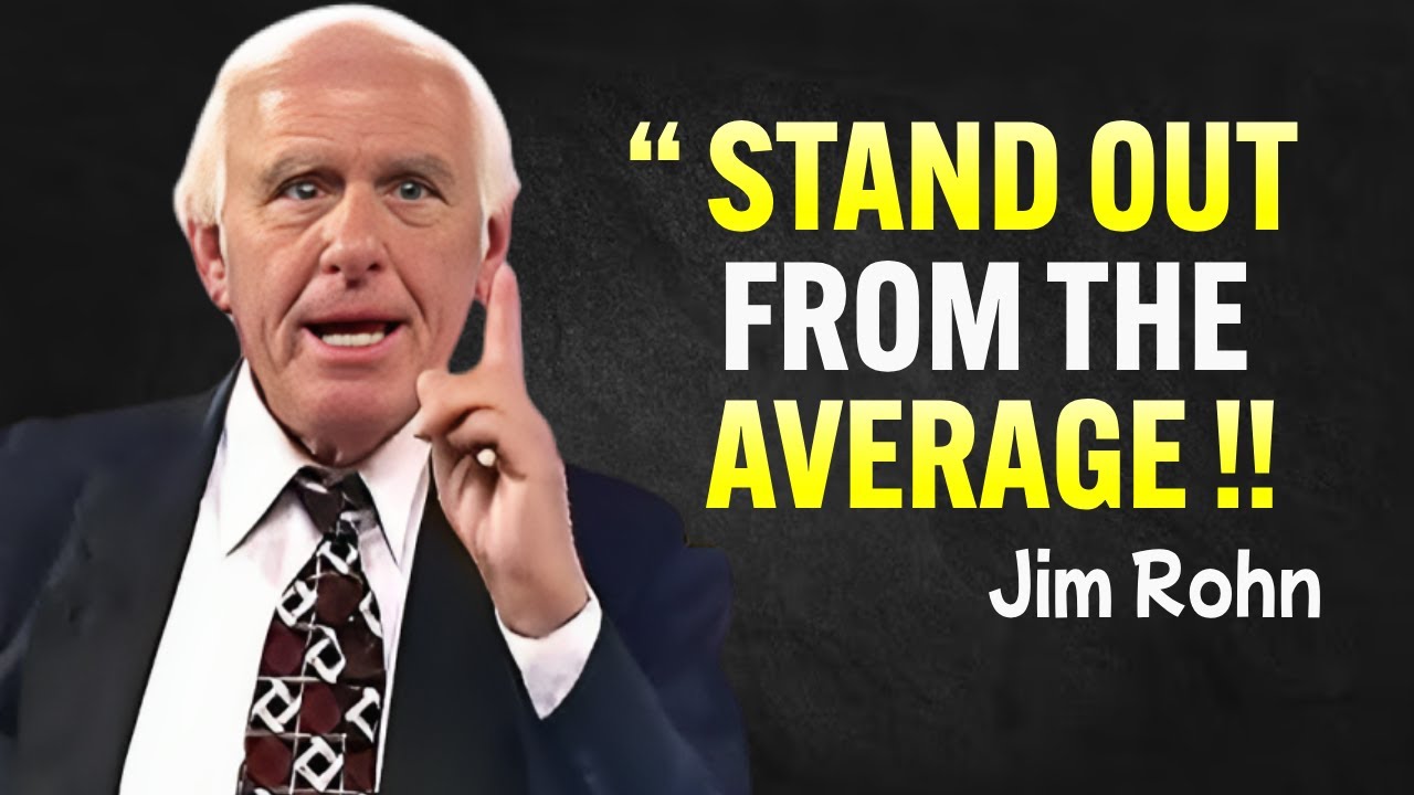 Become An Above Average Person - Jim Rohn Motivational Speech - YouTube