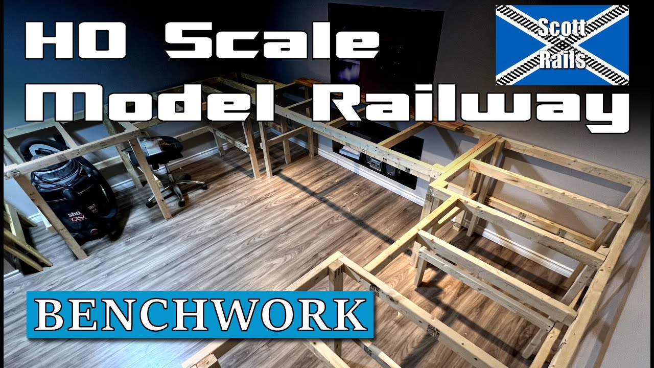 Building A U-Shaped Model Railroad Bench For My First HO Scale Railway ...