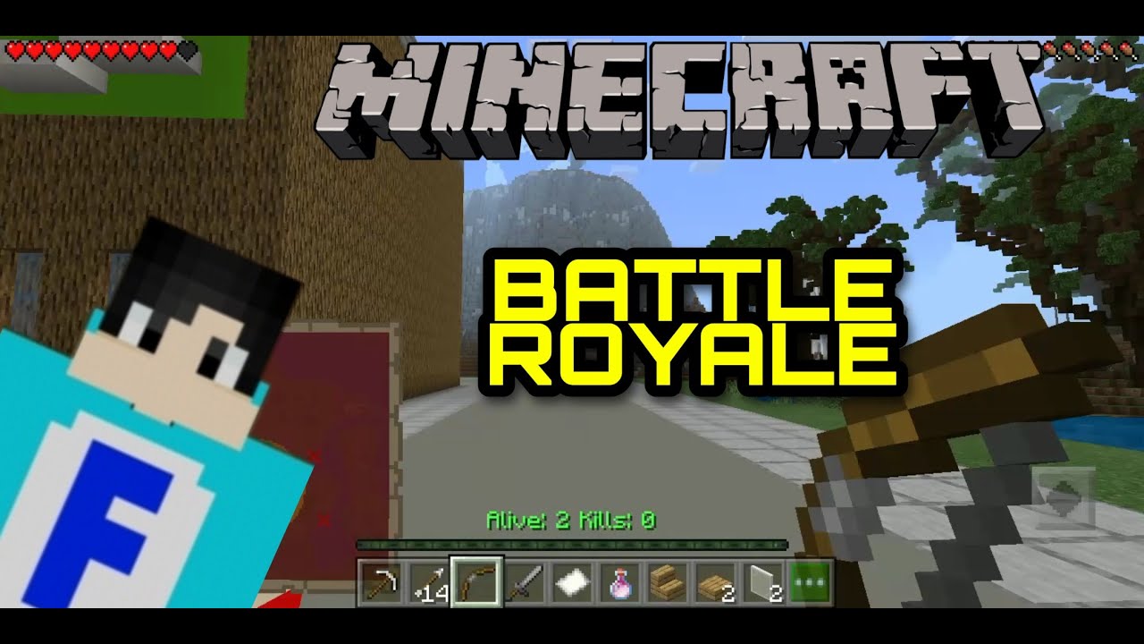 HAMPIR MENANG MAIN MINECRAFT BATTLE ROYALE !!! MINECRAFT BATTLLE ROYALE ...