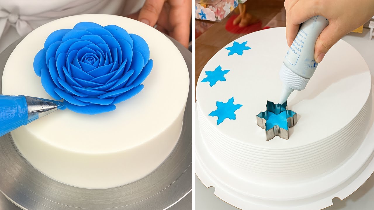 Awesome Cake Decorating Technique Like a Pro 🎂 Most Satisfying ...