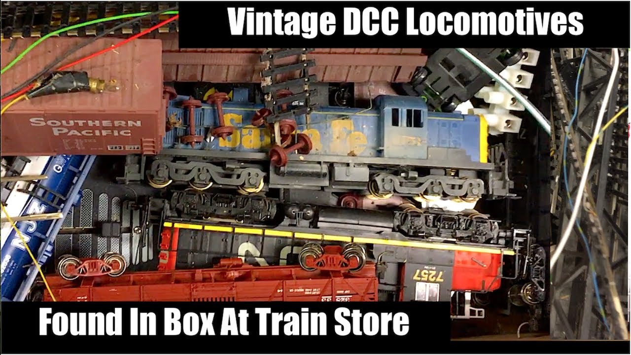 Vintage DCC Locomotives Found In Box At Train Store - YouTube
