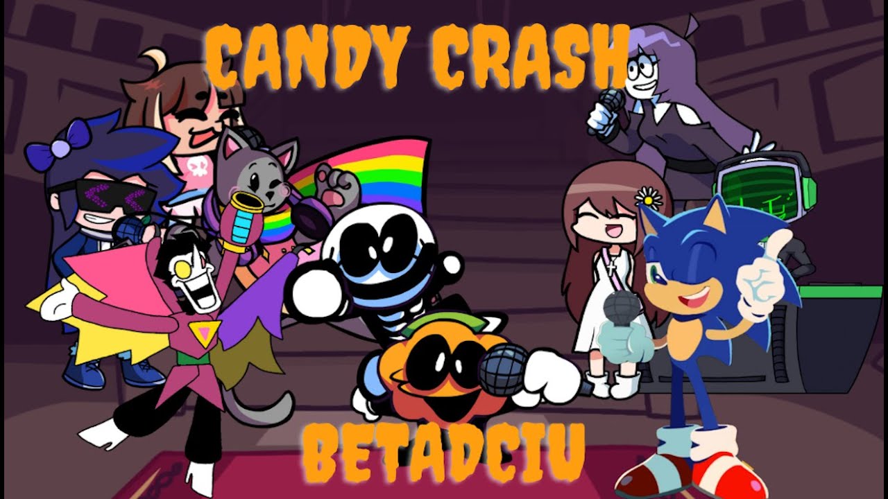 Friday Night Funkin Candy Crash But Every Turn A Different Characters ...