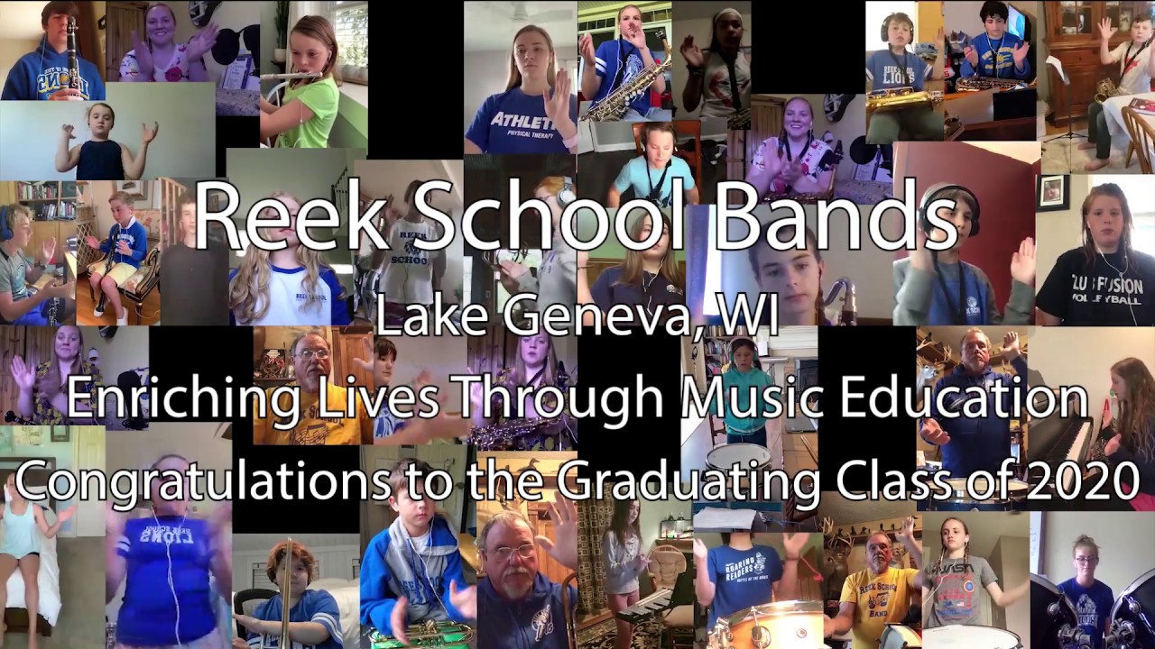 Reek School Band Pomp and Circumstance 2020 - YouTube