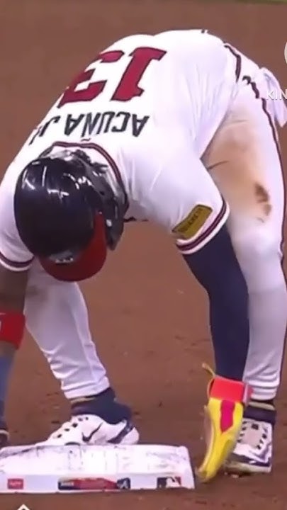 Braves Ronald Acuna Jr becomes first MLB player with 40 HR and 70 stolen bases #braves - YouTube