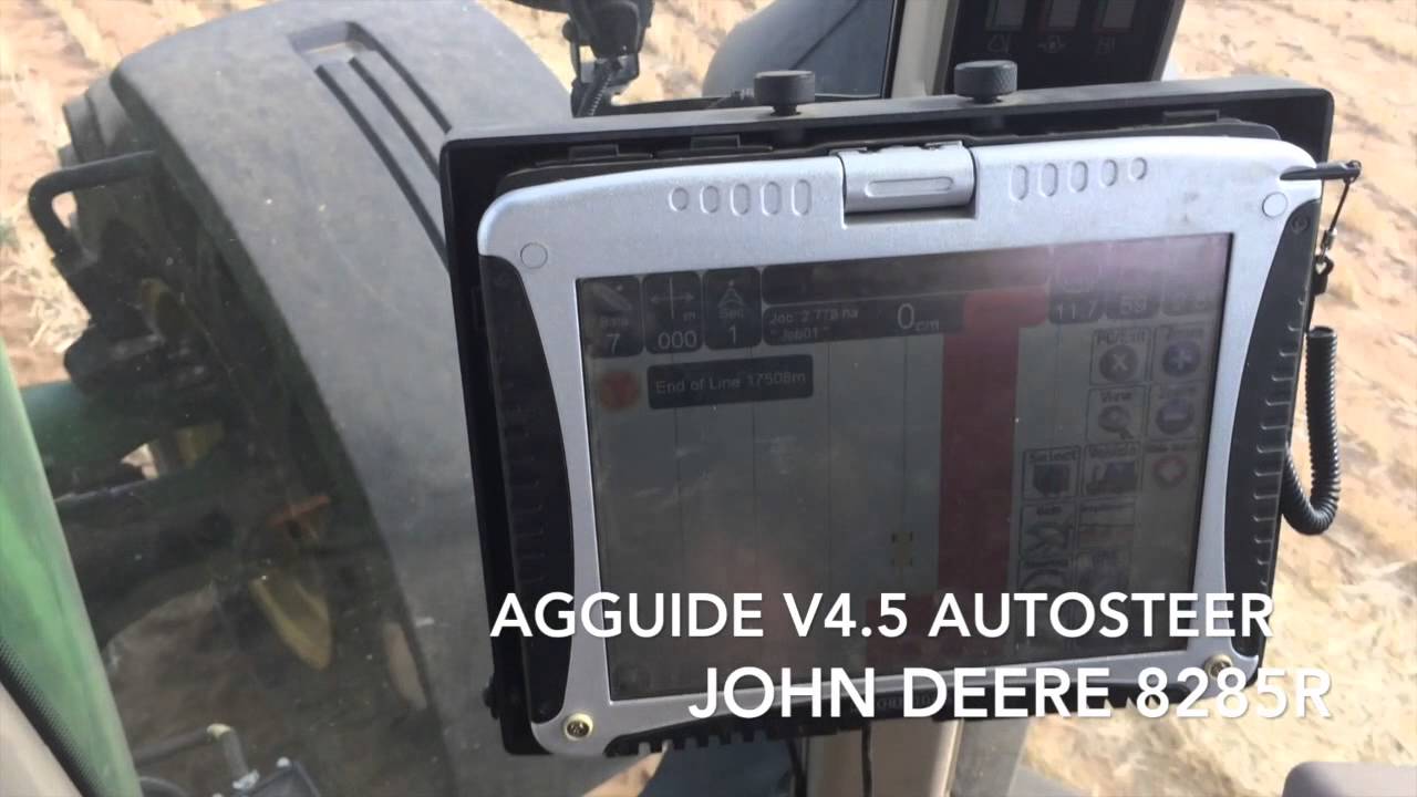 AgGuide RTK Steering Montage from Farmscan - Powered by Precision Technology - YouTube