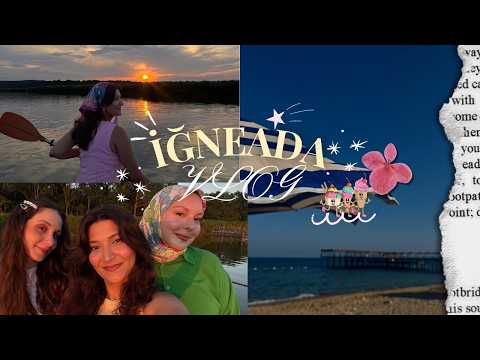 İĞNEADA VLOG | deniz,kum,güneş,kano ve nicelerii🌊🌞🛶