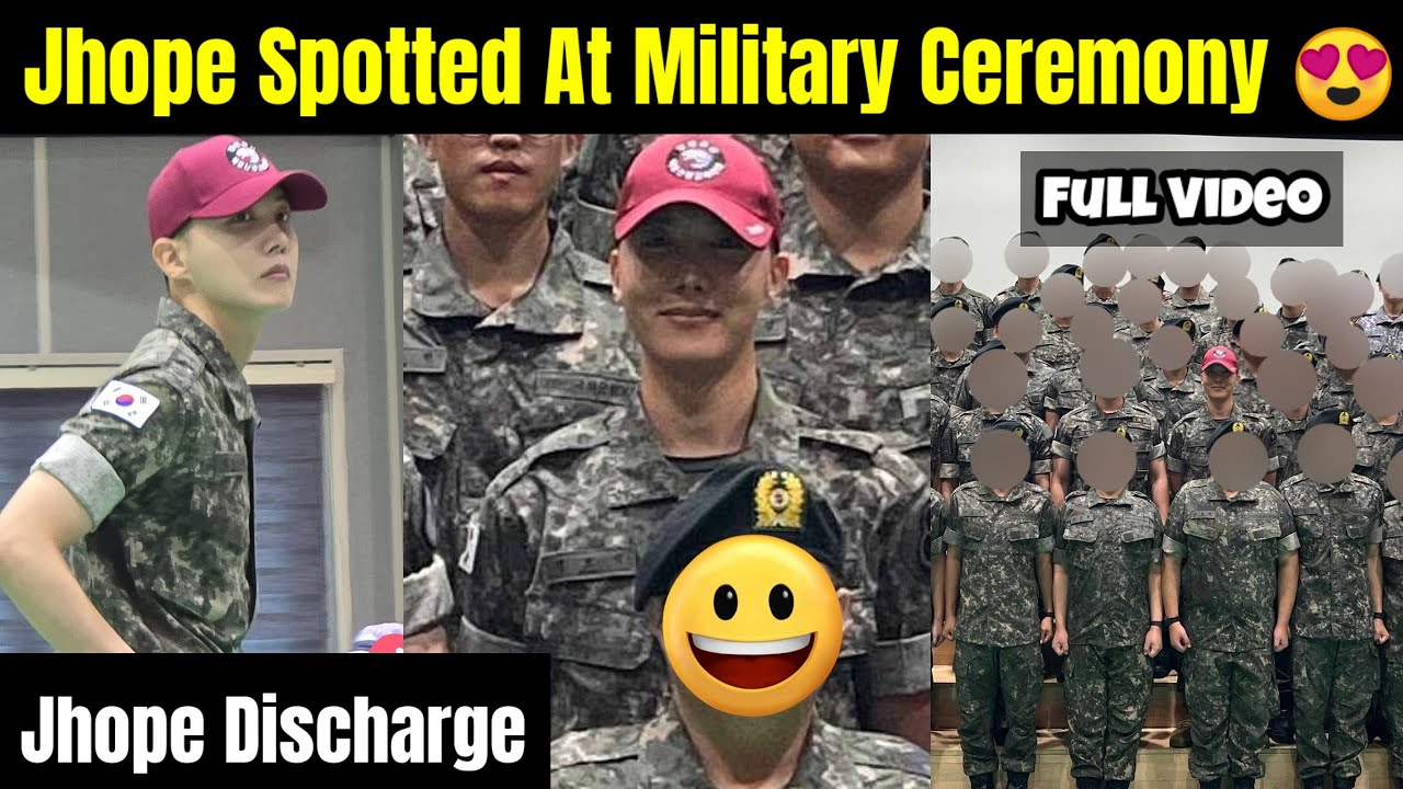 BTS JHope At Military Ceremony 😍 | JHope Full Video - YouTube