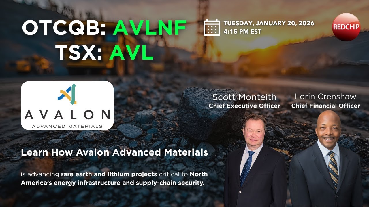 Avalon Advanced Materials (TSX: AVL | OTCQB: AVLNF) Investor Webinar ...