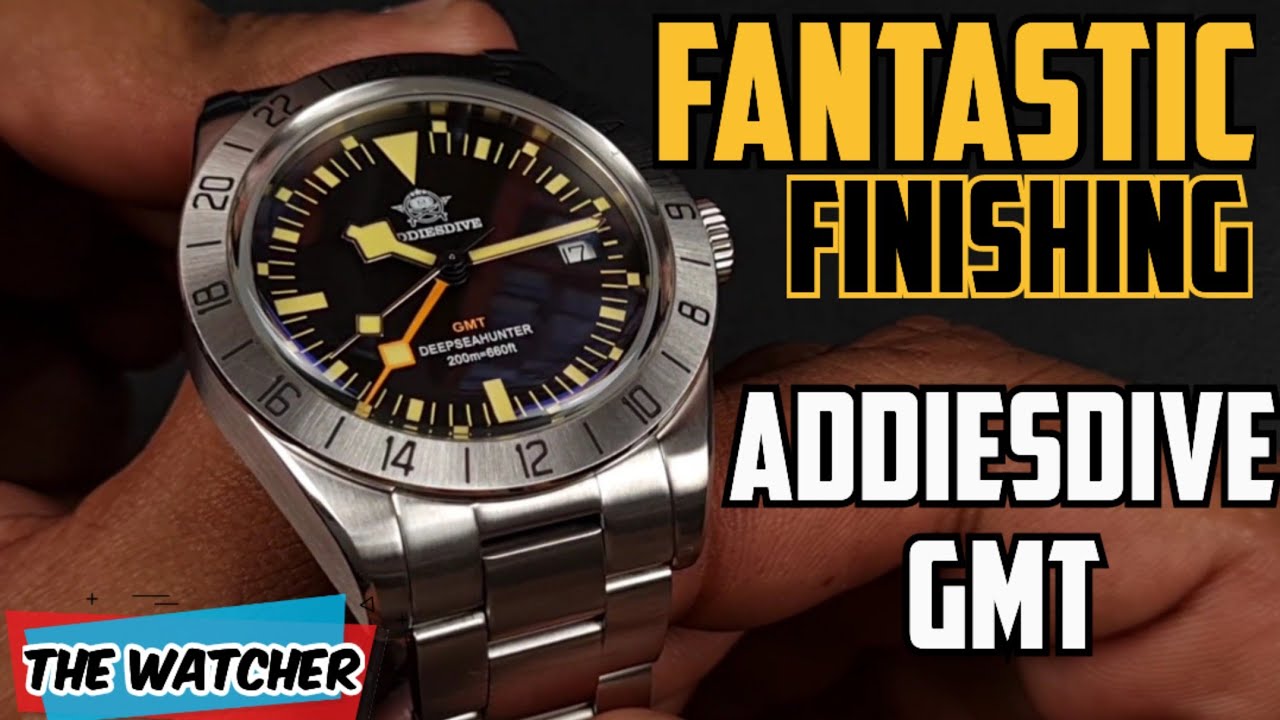 INCREDIBLE value from AddiesDive GMT watch | Full Review | The Watcher ...