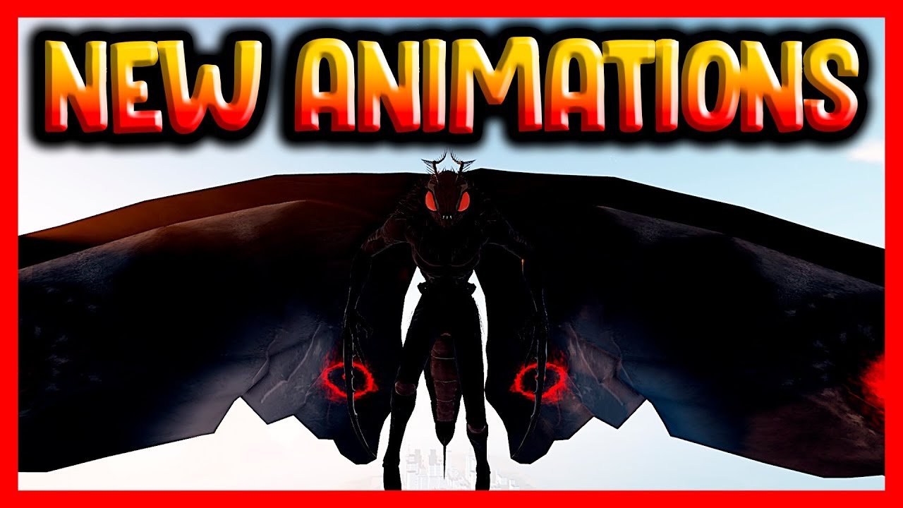 ECLIPSIS MOTHMAN NEW ANIMATIONS! (NEW UPDATE) - Roblox Kaiju Universe ...