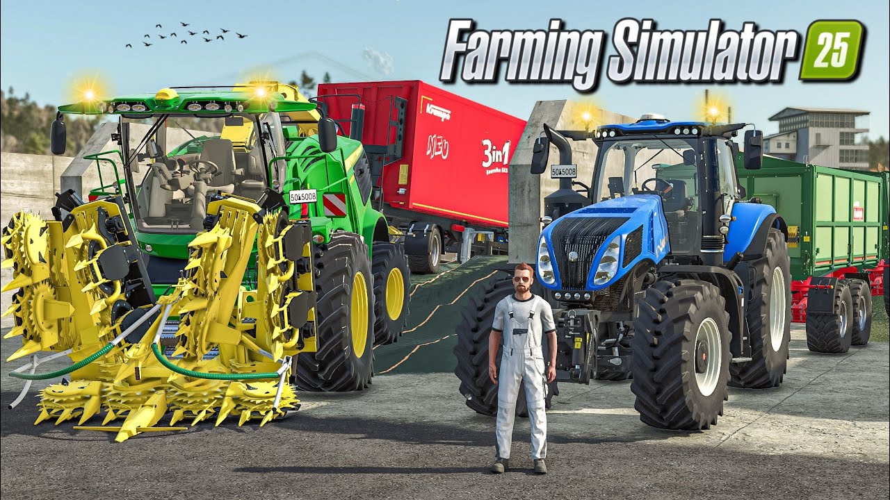 1Million CHAFF Convert Into SILAGE In Fs25 | Farming Simulator 25 ...