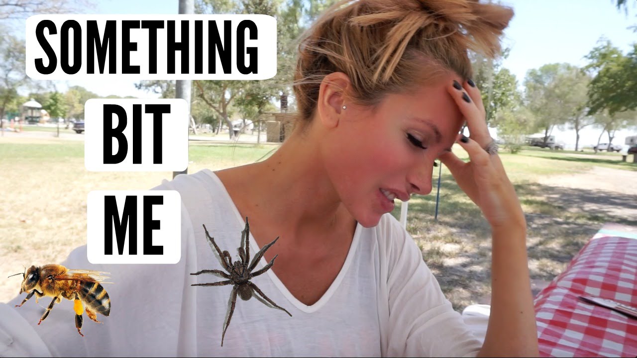 SOMETHING BIT ME | CAMPING | WATERSKIING - YouTube