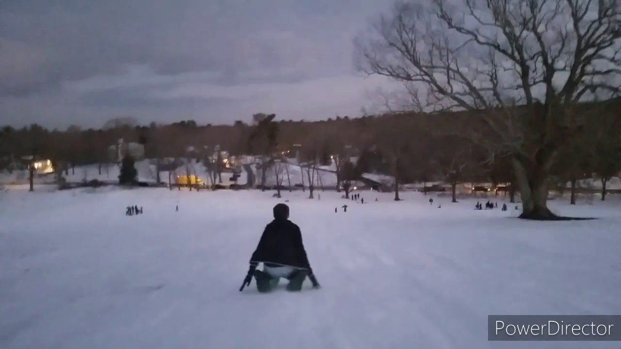 sled leg jumps and speed run - YouTube