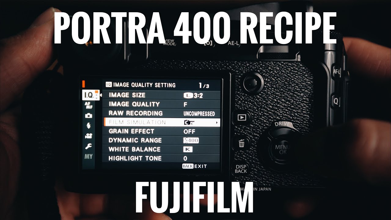 Revealing My Portra 400 recipe for FujiFilm Cameras + Sample Photos - YouTube