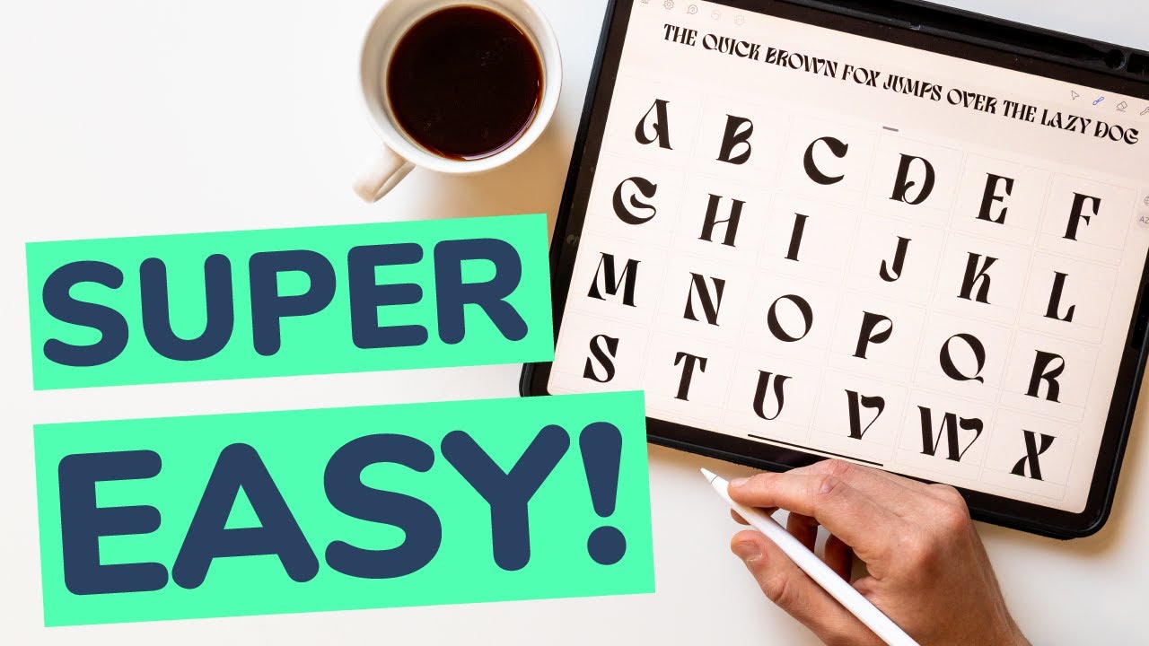 How To Make Fonts On Your Ipad Fontself Review Youtube