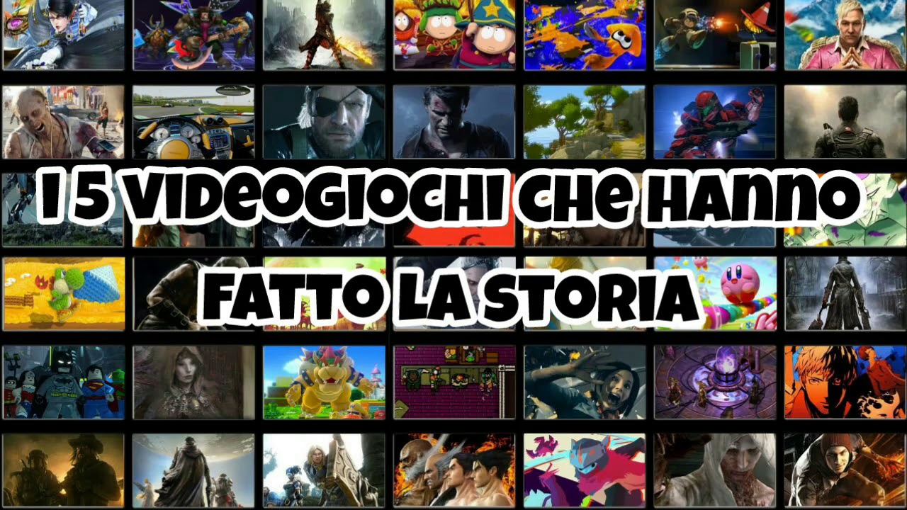 top 5 giochi che hanno fatto la storia - YouTube