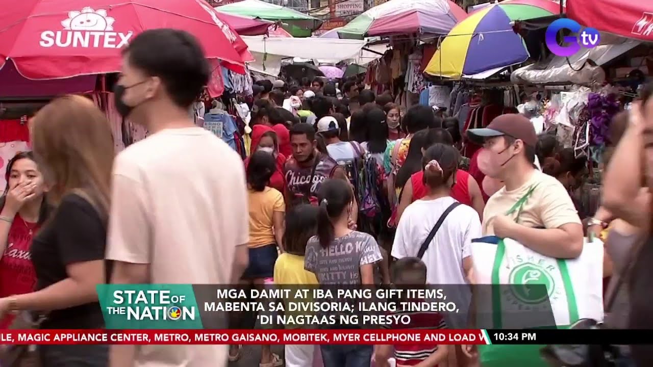 Mga damit at iba pang gift items, mabenta sa Divisoria | SONA - YouTube