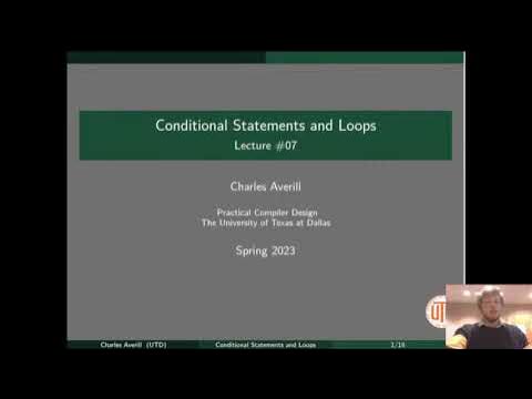 PCD Lecture 07 - Conditional Statements and Loops - YouTube
